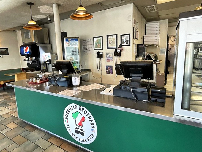 Where the magic happens! This counter's seen more action than a Hollywood red carpet on Oscar night.