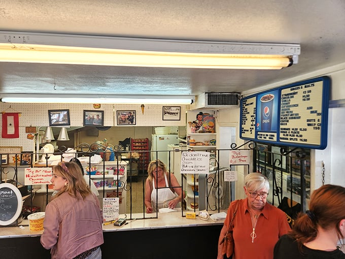 The lunch counter experience remains unchanged since your grandparents' first date. Some traditions are worth preserving.
