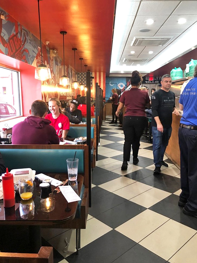 Where everybody knows your name (or at least your usual order). Sip & Bite's bustling interior is a testament to good food and even better company.