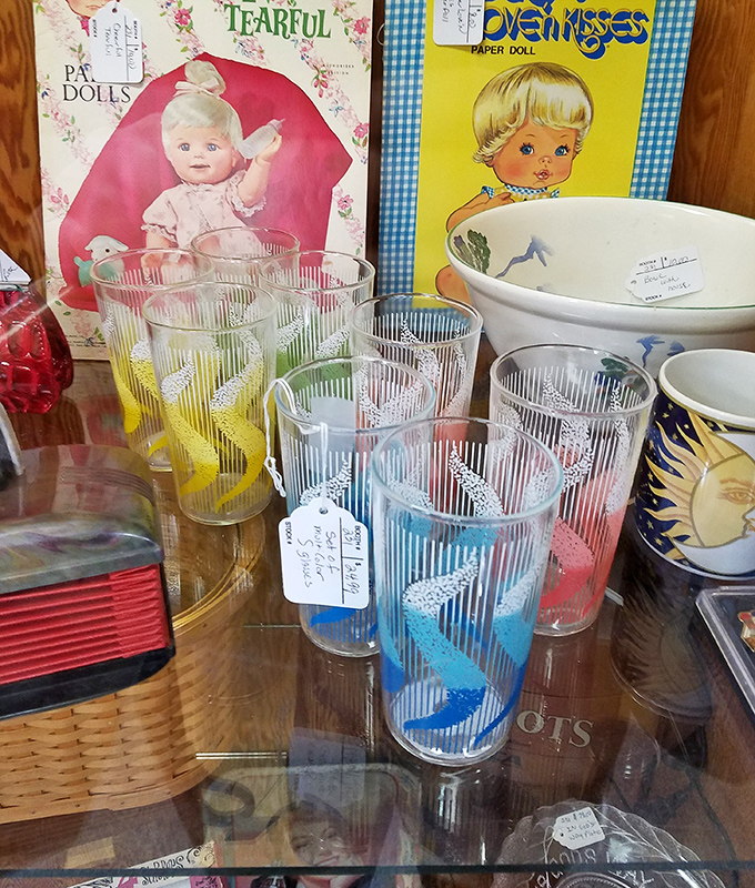 Raise a glass to the past! These vintage tumblers are ready to add a splash of retro chic to your next cocktail hour.