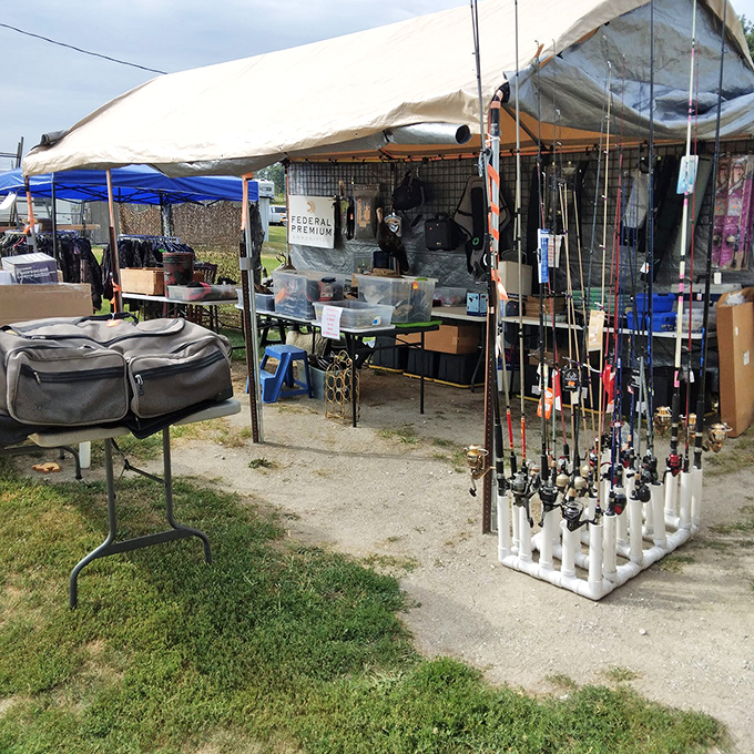 Gone fishin' for deals! This angler's dream features enough rods and reels to catch the big one &ndash; or at least a great story.