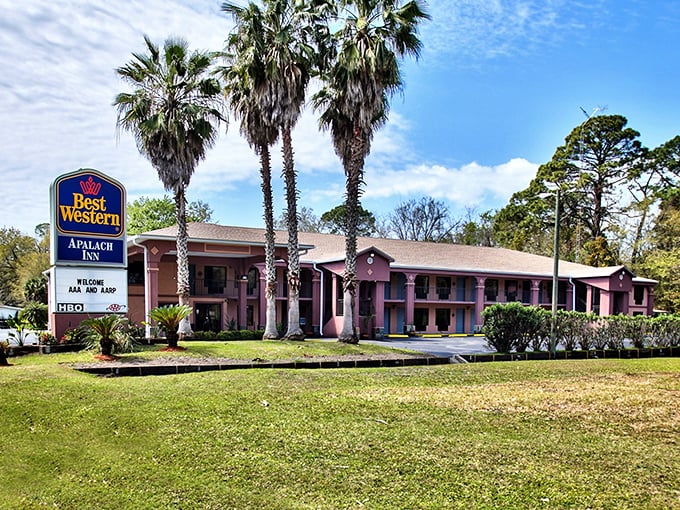 The Best Western Apalach Inn: where Southern hospitality meets palm tree paradise. It's like "The Golden Girls" opened a bed and breakfast.