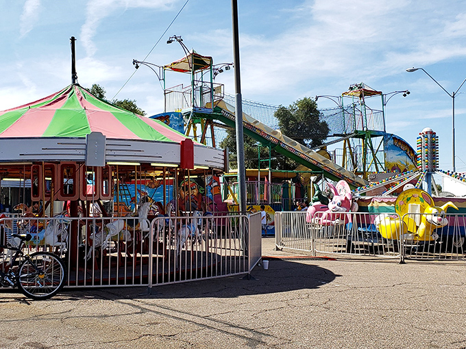 Step right up to the midway madness! It's like a mini Disneyland, minus the mouse ears and plus the funnel cakes.