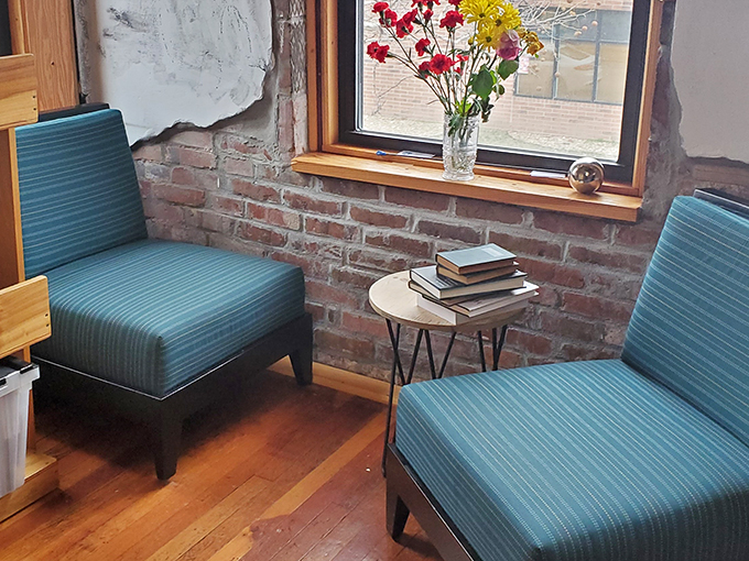 Take a seat, stay awhile! These comfy chairs are the perfect spot for a literary rendezvous.