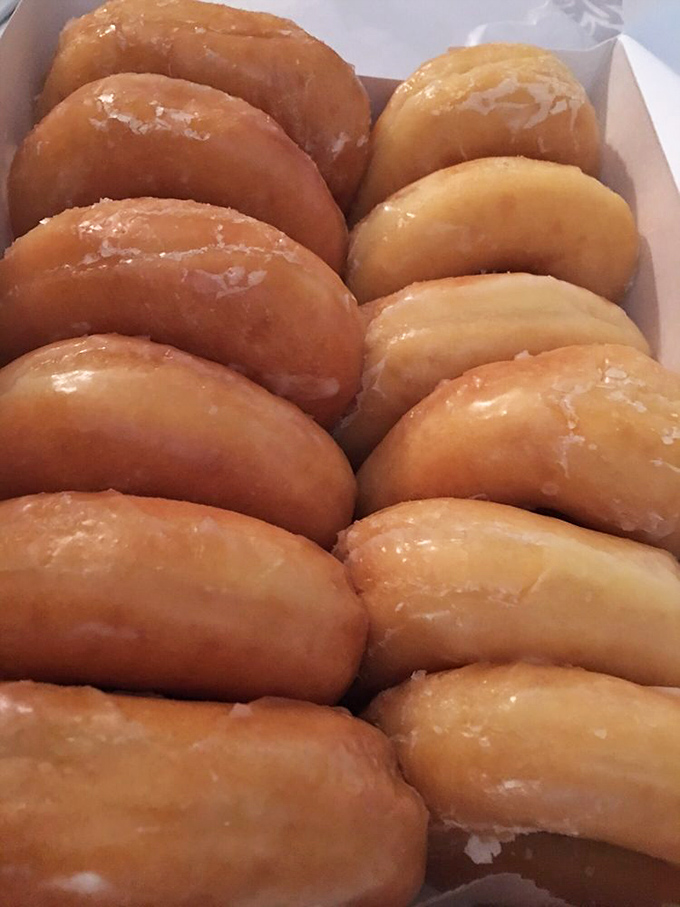 Pillowy perfection! These soft donuts look so comfy, you might be tempted to use them as tiny, edible pillows.