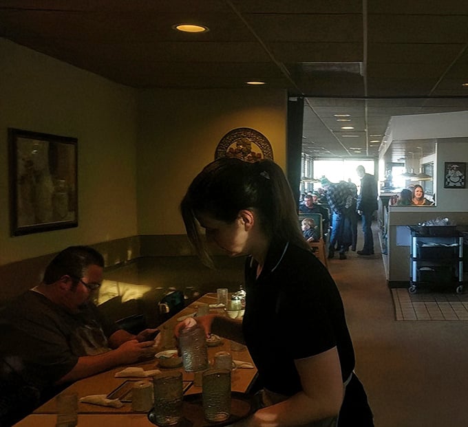 Service with a smile and the efficiency of a well-oiled machine. Watch as your breakfast dreams become delicious reality.