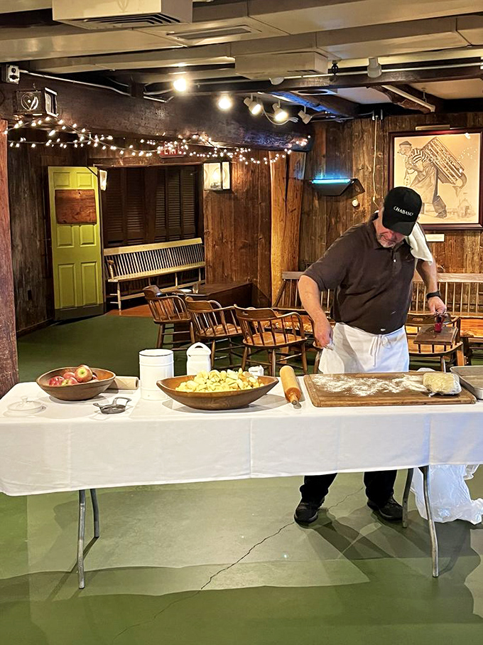 Culinary magic in the making! Watch as the chef transforms simple ingredients into mouthwatering masterpieces. It's like a delicious magic show.