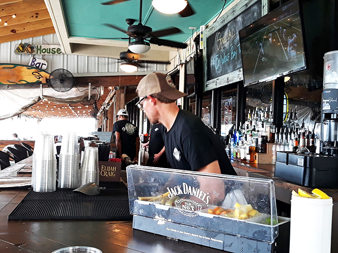 Outdoor dining with a side of vitamin sea! This deck is the perfect spot to soak up some rays while you feast.