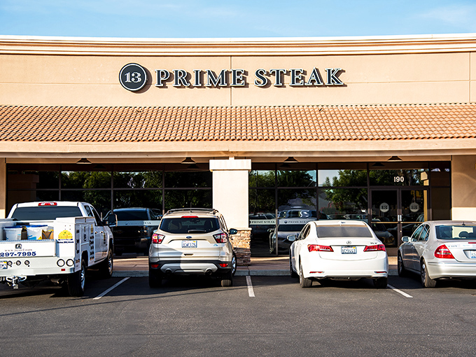 13 Prime Steak: Unlucky for cows, lucky for you. Who knew strip malls could hide such meaty treasures?