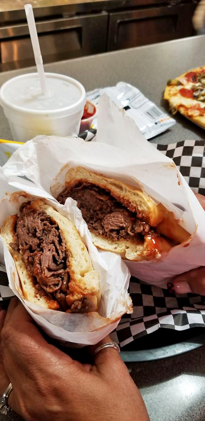 Beefy bliss between bread! This sandwich looks so good, it might make vegetarians question their life choices.