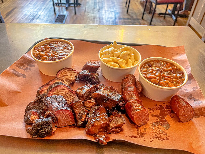 Beans and mac & cheese: the dynamic duo of BBQ sides. They're here to prove that it's not all about the meat (but mostly it is).