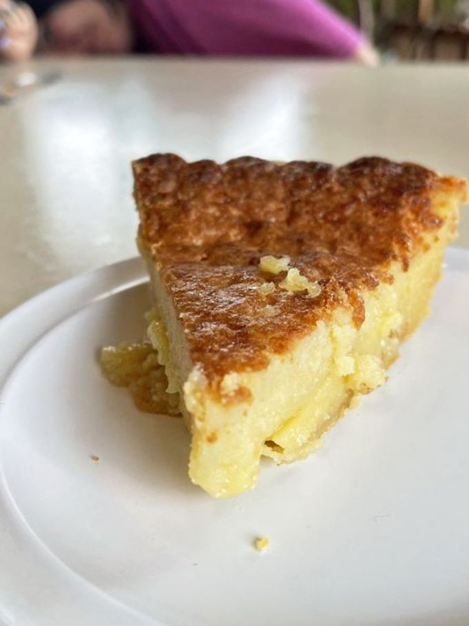 Sweet dreams are made of this! This buttermilk pie is fluffier than a cloud and smoother than Barry White.