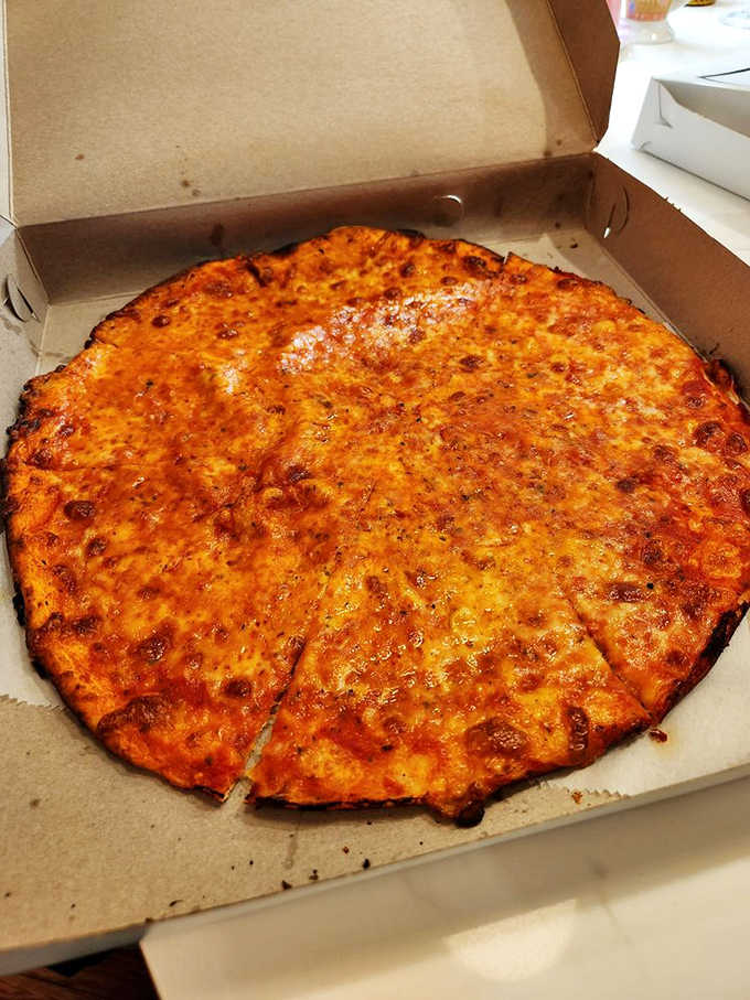 The OG of pizzas! This classic cheese pie is so good, it'll make you forget all about your fancy toppings.