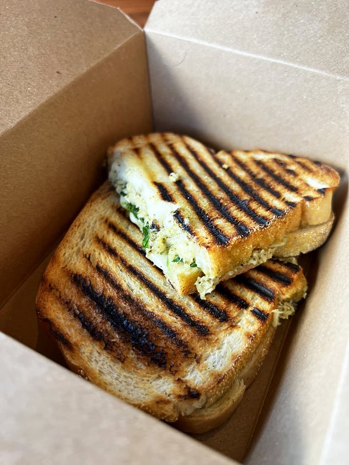 Say "aloha" to your new favorite panini. This chicken pesto creation is like a tropical getaway between two slices of bread.