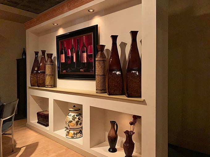 Bottle, bottle on the wall, who's the fairest of them all? In this decor, you're all winners.