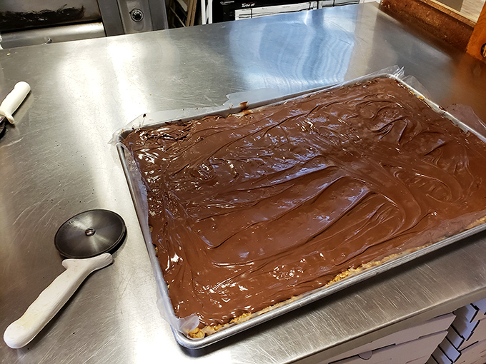 Dessert or main course? Why choose! This chocolate-covered treat proves that at Rosa's, sweet dreams are made of cheese (and chocolate).