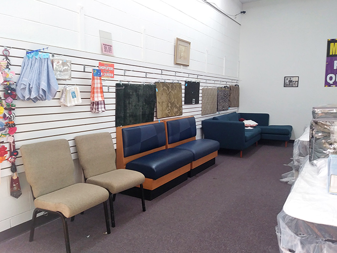 From mid-century modern to "what century is that from?" &ndash; the furniture section is a sitting room safari of styles.