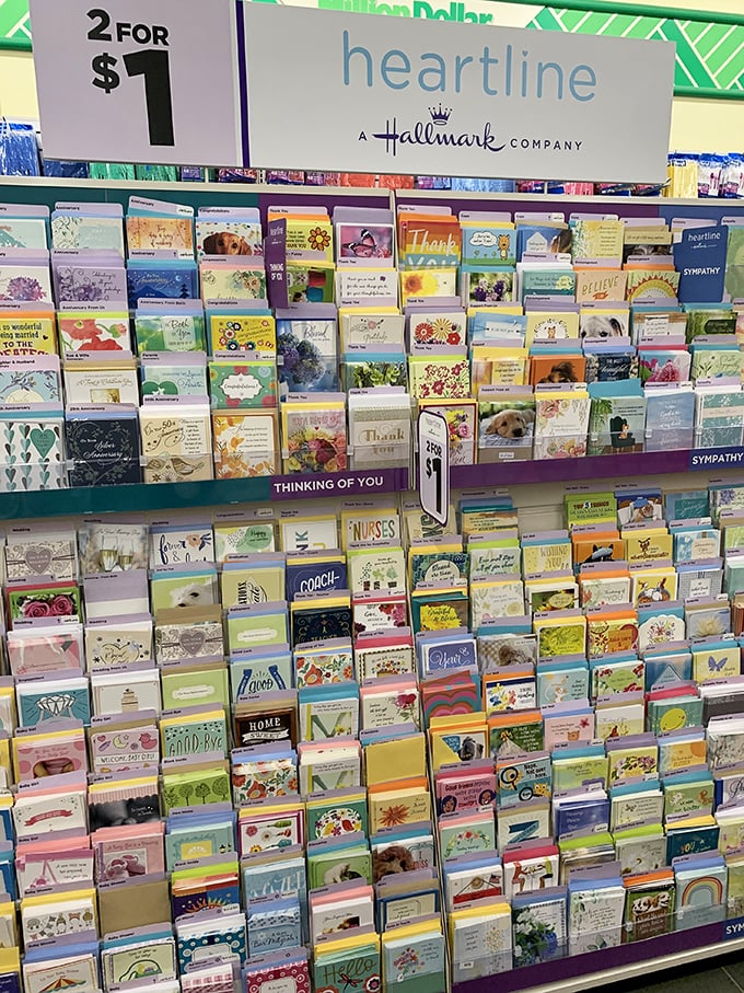 Hallmark, eat your heart out! This greeting card paradise offers sentiments for every occasion, proving that heartfelt messages don't need to break the bank.
