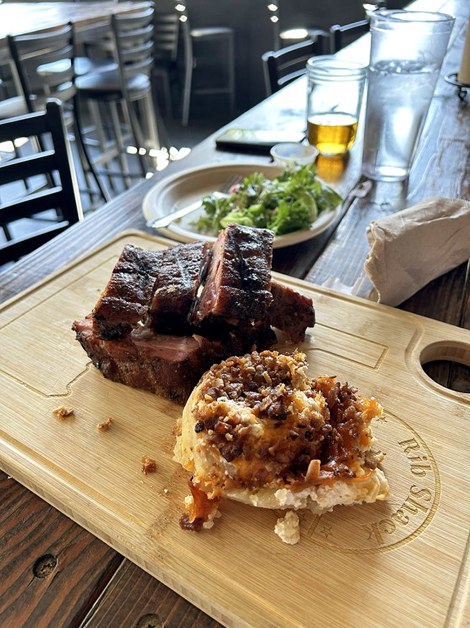 The "Love Shack" combo: where ribs and sides come together in perfect harmony. B-52s not included, but totally welcome.