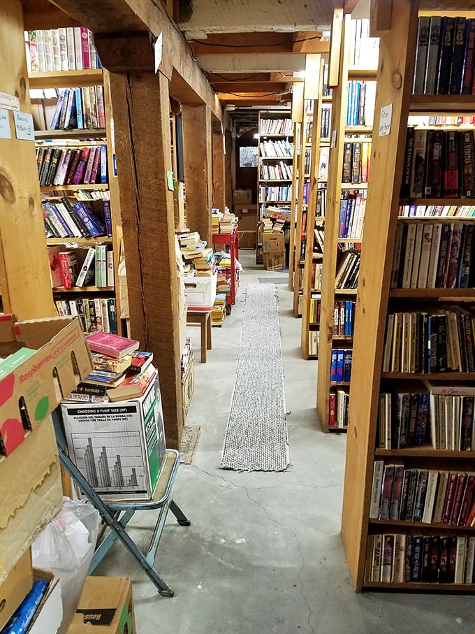 Upstairs, downstairs, books everywhere! This store has more levels than a video game, each one a new adventure waiting to happen.