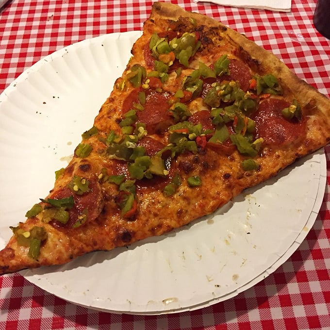 Southwest meets Italy! This pepperoni and green chile pizza is a cultural mashup that would make UN diplomats proud.