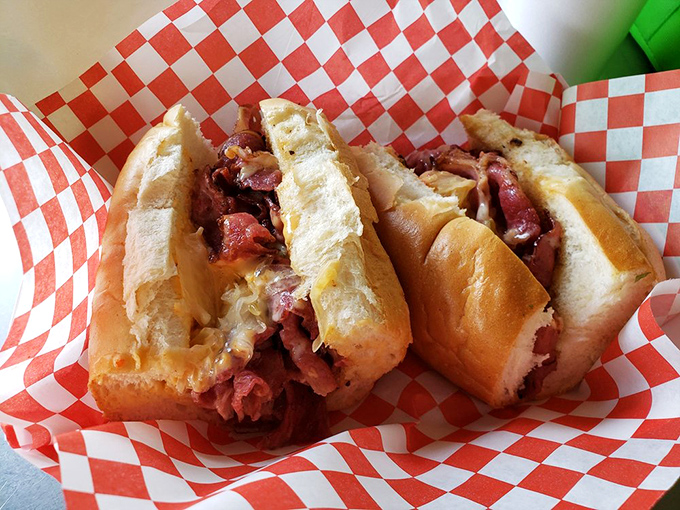 Sandwich perfection, deli-style! This Reuben is so good, it might just make you break into a happy dance.