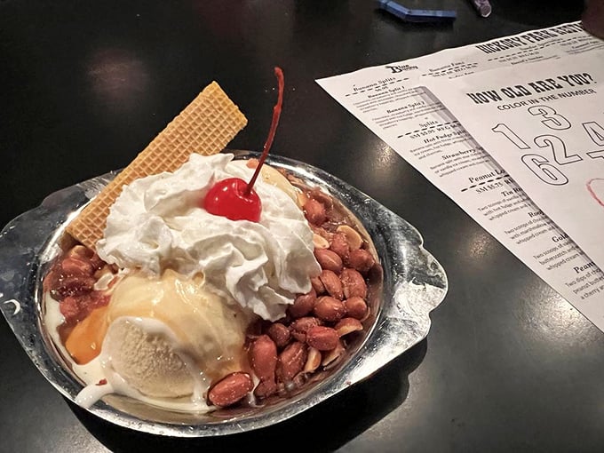 Behold the Salted Nut Roll Sundae! It's like your childhood favorite candy bar grew up and got a fancy makeover.