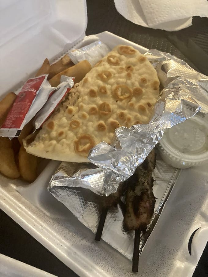 "A taste of the Mediterranean in the heart of Missouri." G&D's souvlaki brings a touch of Greek flair to the Show-Me State.