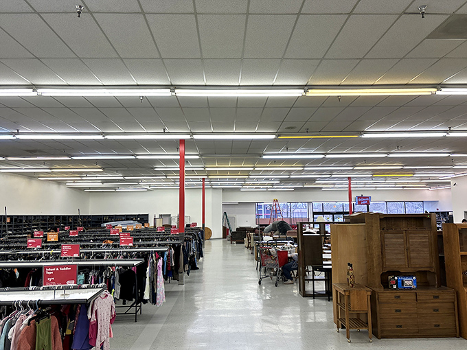 Endless aisles of possibility stretch before you. It's like Where's Waldo, but instead of Waldo, you're searching for that perfect find.