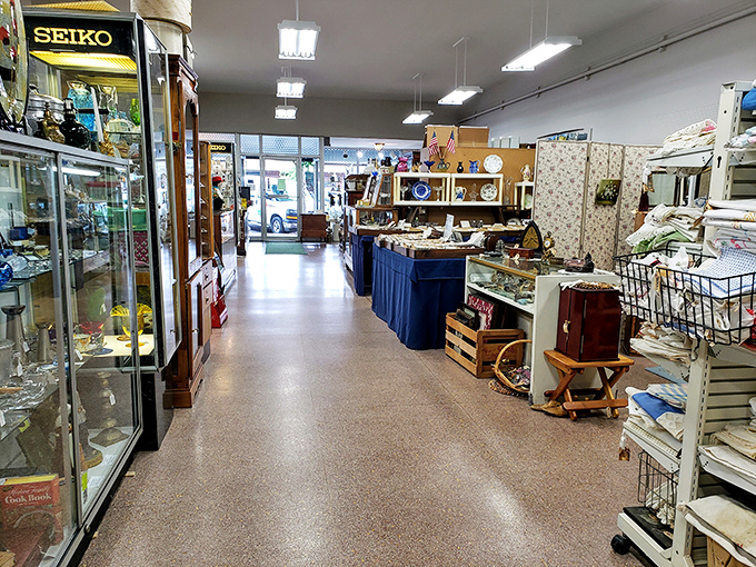 Spacious enough for social distancing, packed enough for social reminiscing. This aisle is a journey through America's living room evolution.