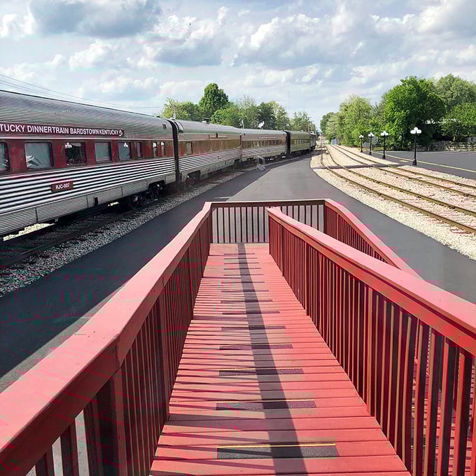 All aboard the bourbon express! This train doesn't need tracks; it runs on Kentucky spirit and Southern hospitality.