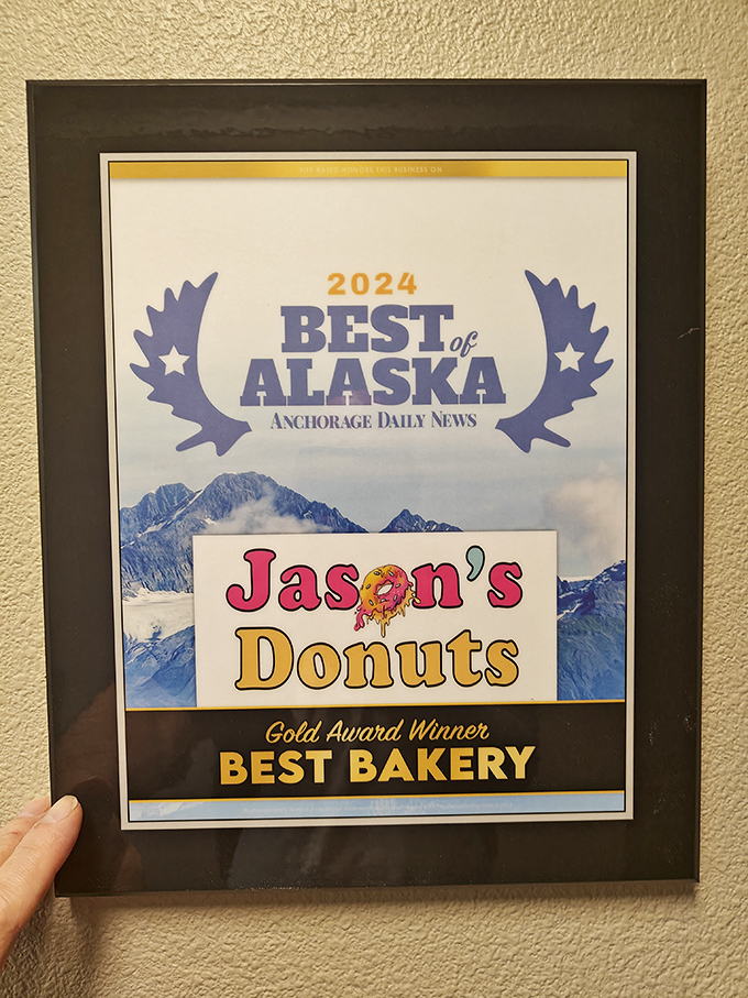 Award-winning deliciousness! Jason's Donuts isn't just locally loved, it's officially awesome. The trophy case just got sweeter.