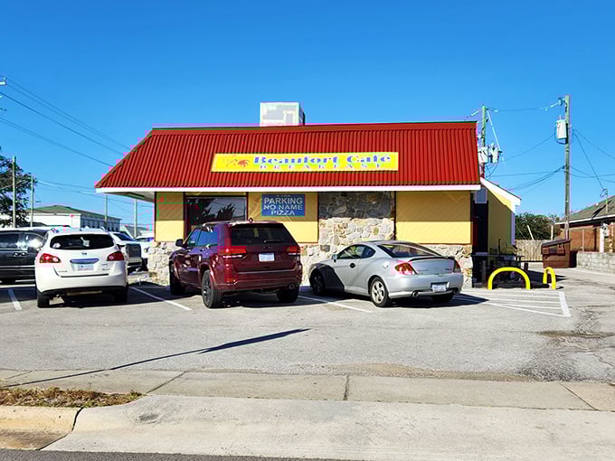 Sometimes the best local flavors come from unassuming places, and this caf&eacute;'s bright red roof signals "authentic eats inside" to those in the know.