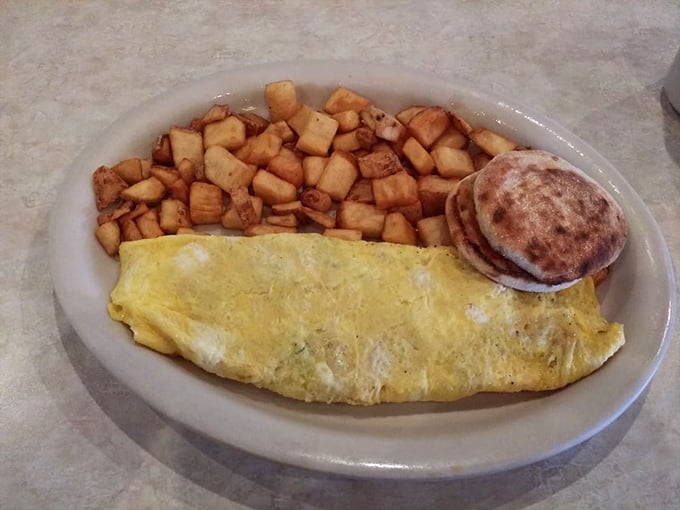 The Bennett Omelet: where cheese meets its match and vegetables find their higher calling. A true egg-cellent adventure!
