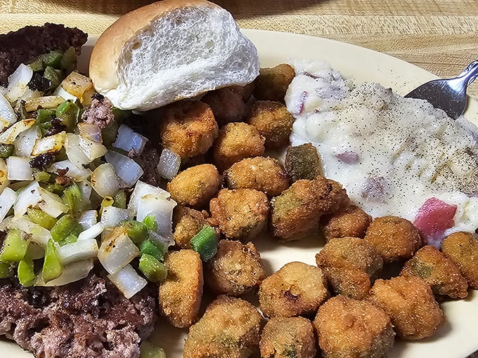 Now that's what I call a balanced meal! One part veggies, one part carbs, and ten parts "Oh my goodness, yes!"