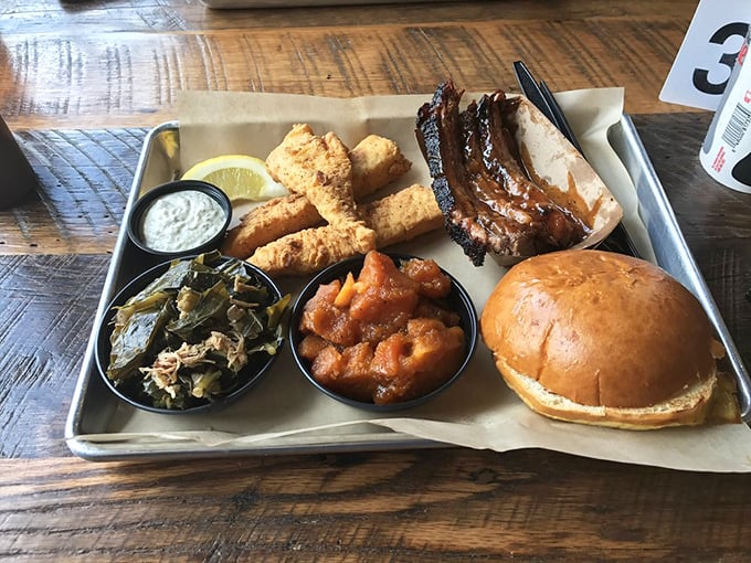 Al fresco feast! Pappy's outdoor seating area lets you enjoy your BBQ with a side of fresh air and sunshine.