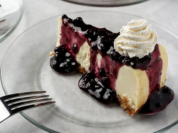 This blueberry cheesecake is so divine, it might just make you believe in dessert miracles. A slice of heaven with a side of wild berries!