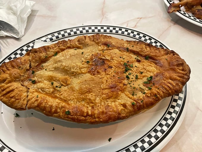 This chicken pot pie isn't just comfort food &ndash; it's a warm hug for your taste buds. Grandma, your crown is in danger.