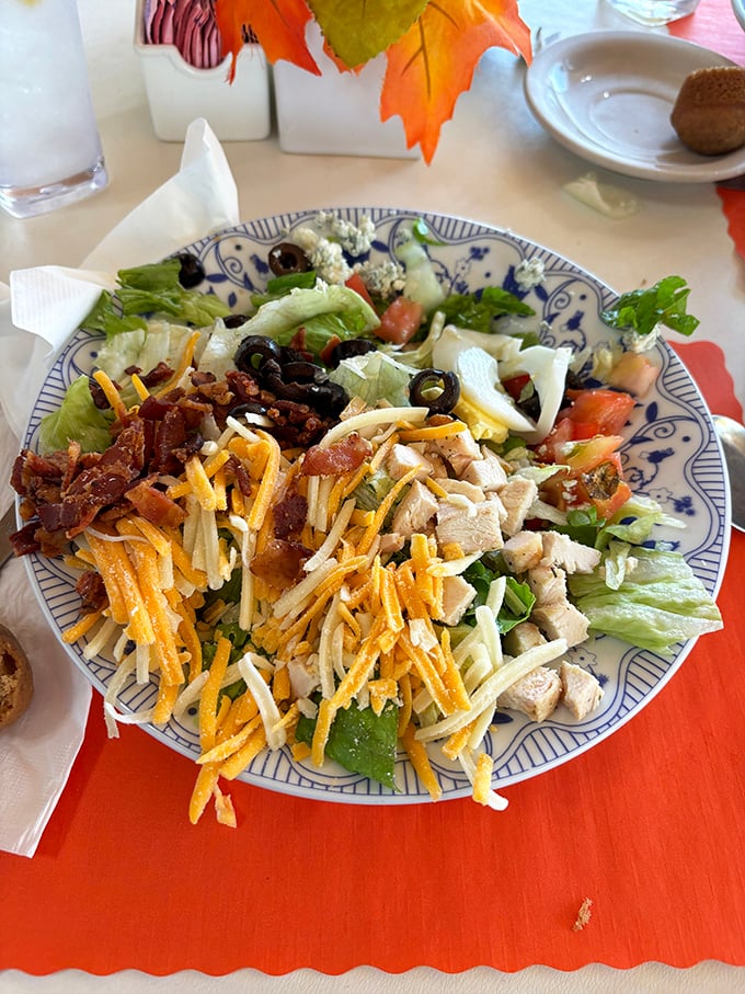 Salad that's anything but sad! This Cobb creation is a flavor fiesta that even veggie-phobes can't resist.