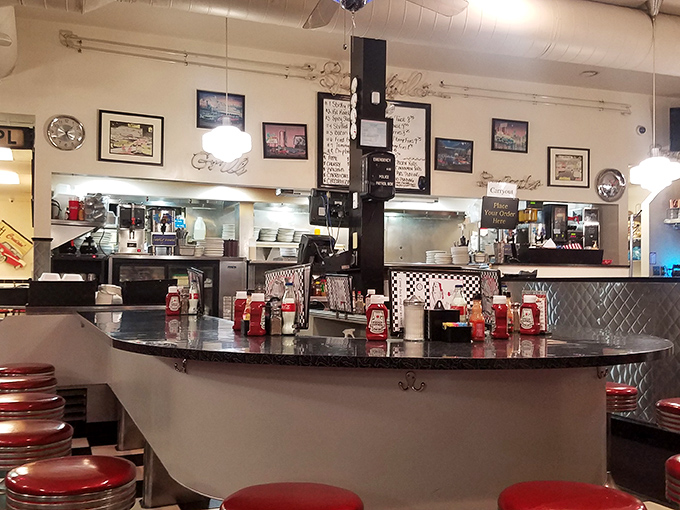 Order up! This counter is where culinary dreams come true and diet plans go to die.