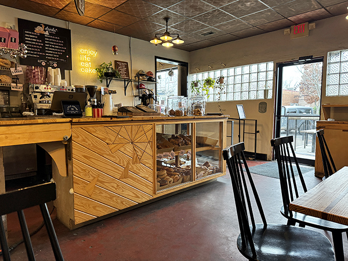 Where the magic happens! This counter is ground zero for delicious decisions and friendly faces ready to fuel your carb cravings.