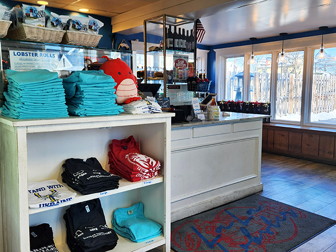 Merchandise that lets you wear your love for lobster on your sleeve &ndash; literally! Take home a piece of La La Lobster magic.