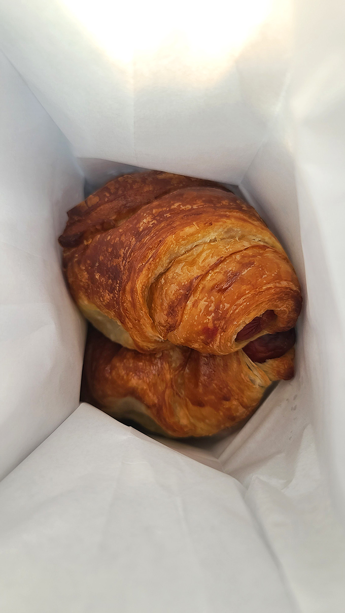 Layers of love! These croissants are flakier than your ex's promises, but infinitely more satisfying.