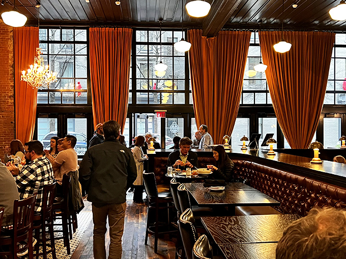 Where strangers become friends over burgers and brews. It's like "Cheers," but with better food.