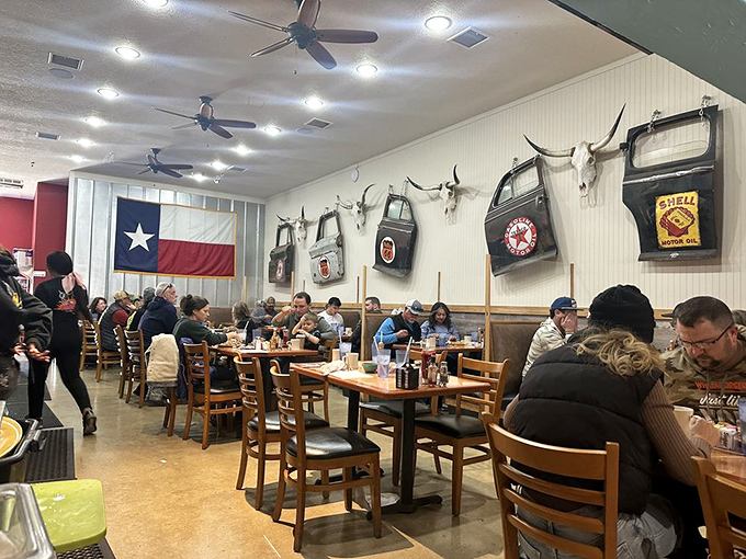 Where everybody knows your name&hellip; or at least your favorite order. This dining room is cozier than your grandma's living room, with better food to boot!