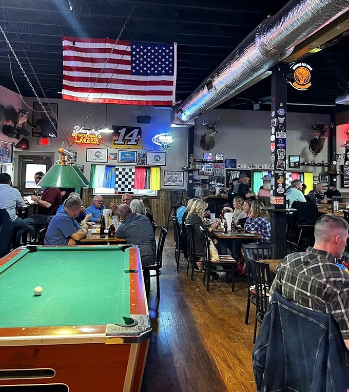 Where everybody knows your name... or at least your favorite wing flavor. This lively crowd is living proof that good food brings people together.