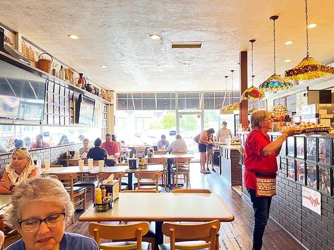 Where locals and pilgrims gather to worship at the altar of properly constructed sandwiches and hometown charm.