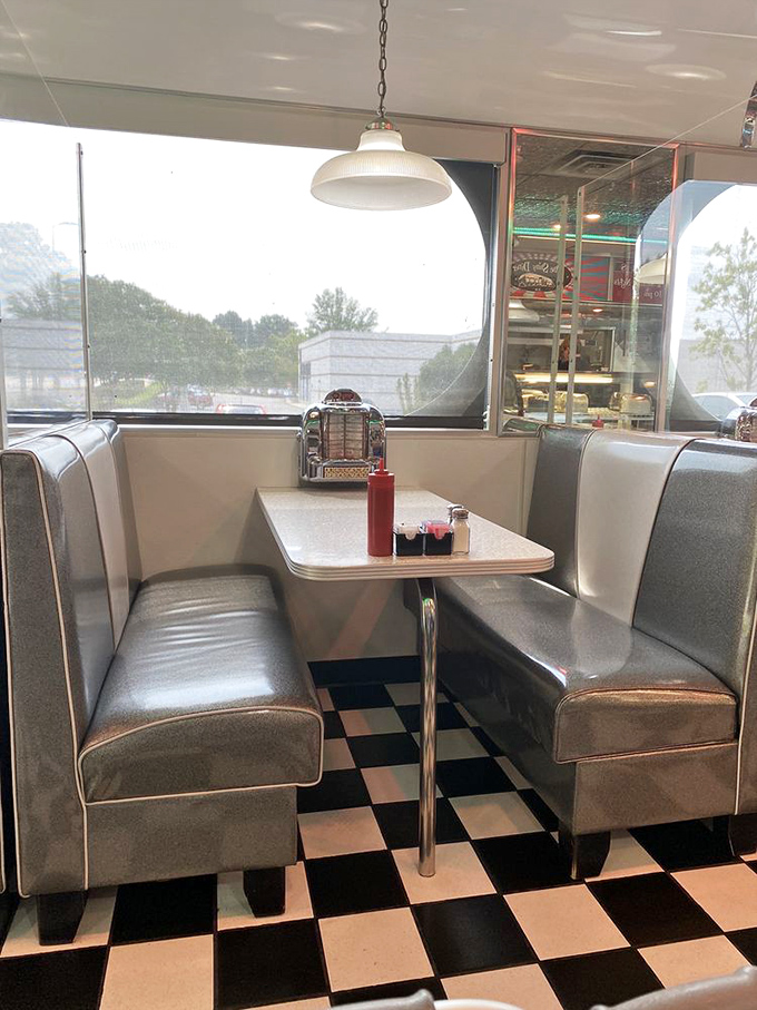 The perfect booth: where memories are made, calories are ignored, and the world outside fades away. Pass the syrup, please!