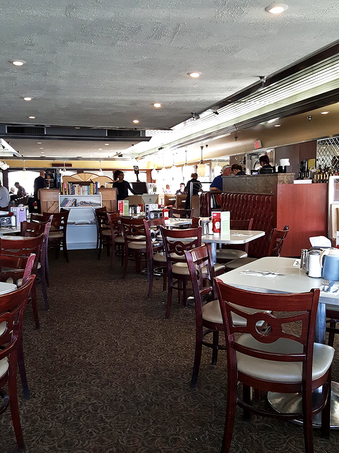 Empty tables waiting for the next rush&mdash;each one holding decades of conversations, celebrations, and everyday moments that make diners sacred spaces.