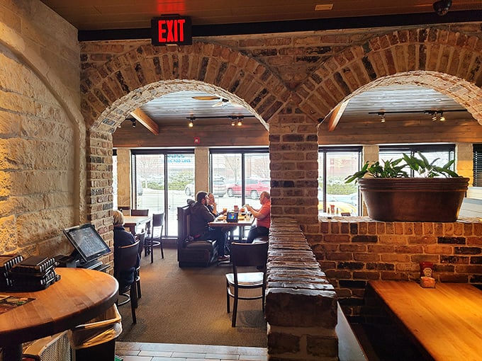 Thoughtfully designed dining areas offer the perfect balance of privacy and people-watching opportunities for every social mood.